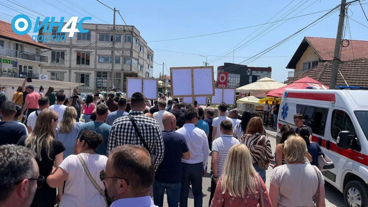 ФОТО ВИДЕО Срби протестују због Куртијевог терора Више хиљада људи